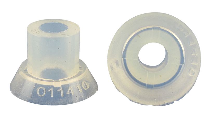 VacMotion USA product: 011410S - 14mm flat Silicone suction cup