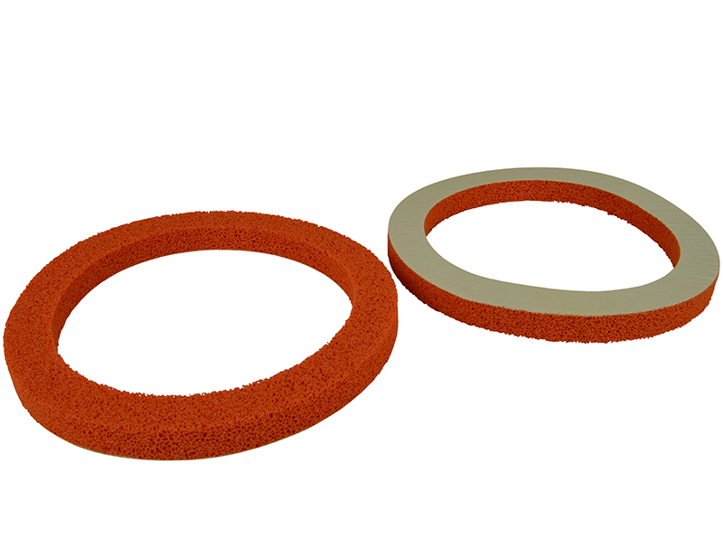 VacMotion USA product: 0118015OF - 180mm flat circular foam rubber cup