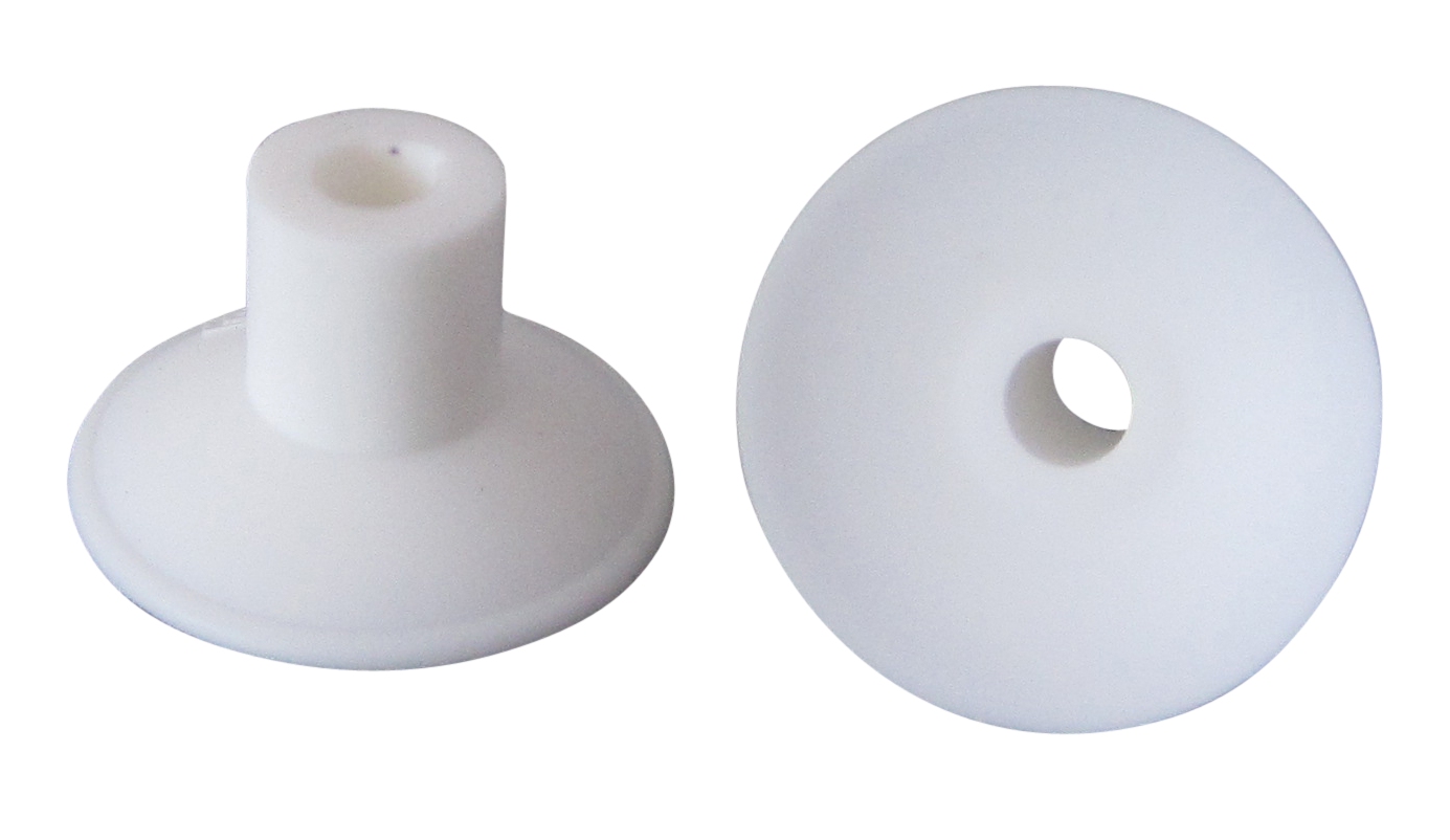 VacMotion USA product: 012010S - 20mm flat Silicone suction cup