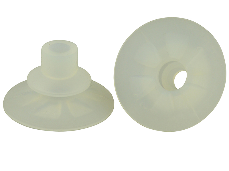 VacMotion USA product: 014050S - 40mm single bellows silicone suction cup