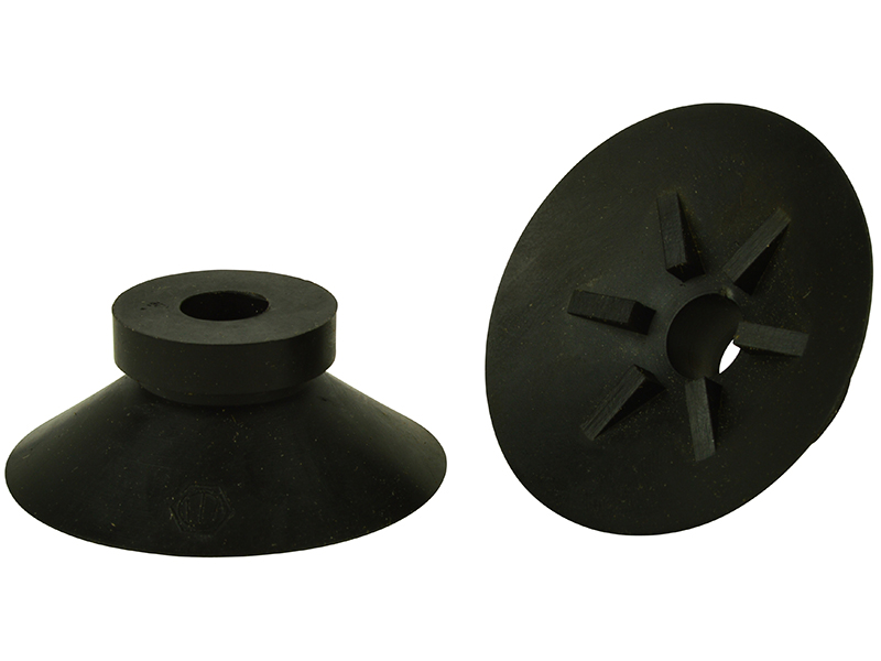 VacMotion USA product: 015020A - 50mm flat suction cup with cleats