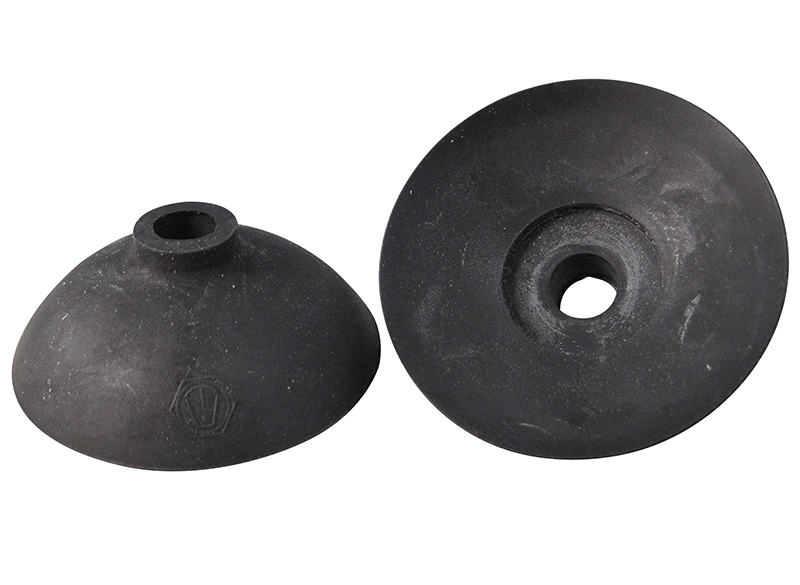 VacMotion USA product: 016010N - 60mm flat Natural Rubber suction cup