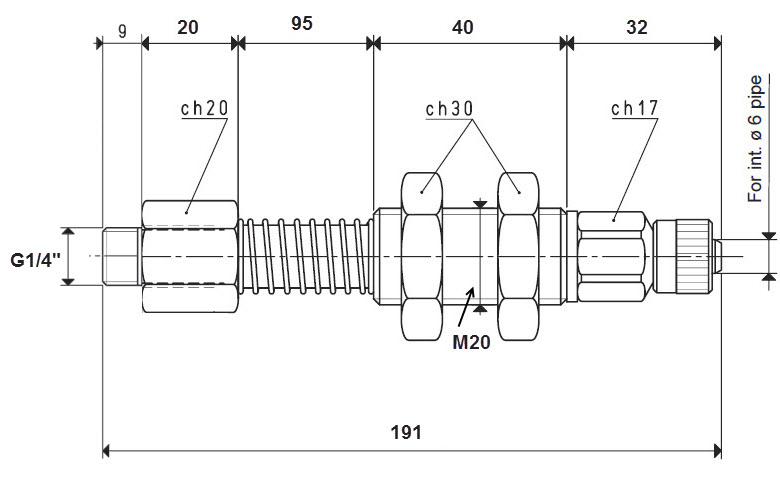 VacMotion USA product: 02 10 95M - G1/4 male level compensator with ...