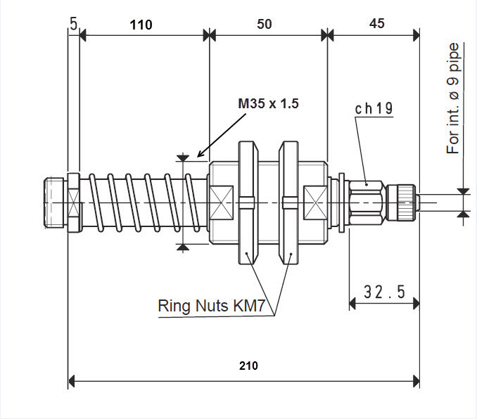 VacMotion USA product: 06 150 30 110 - G1/2 male level compensator with ...