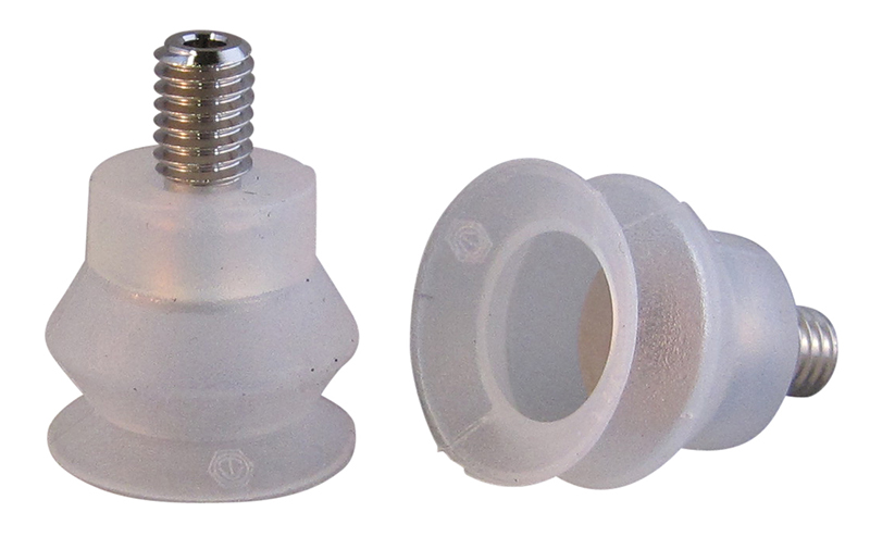 VacMotion USA product: 081917S - 19mm single bellows silicone suction ...