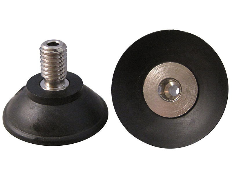 VacMotion USA product: 082510A - 25mm flat NBR suction cup with M6 male ...