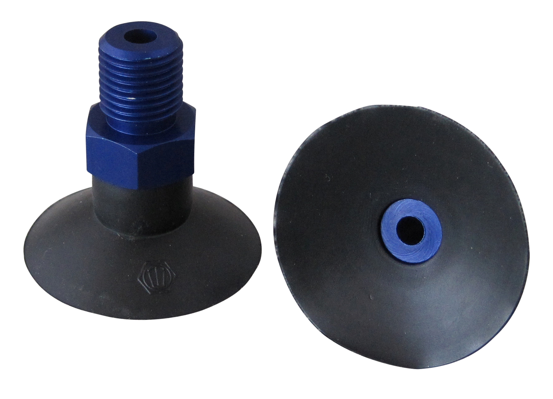 VacMotion USA product: 084015A - 40mm flat NBR suction cup with G1/4 ...