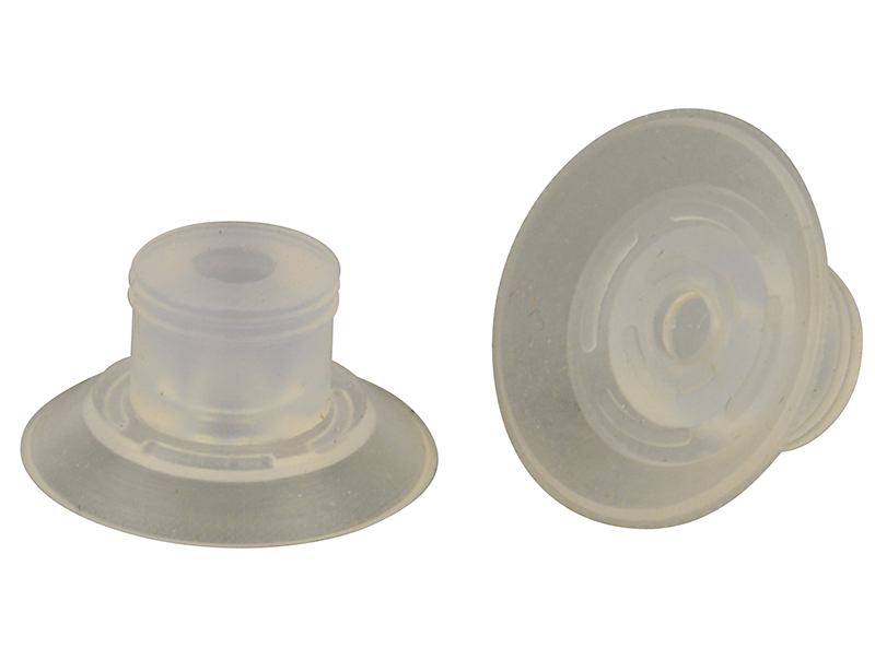 VacMotion USA product: 10.020.613.02 - 20mm flat FDA Silicone suction cup
