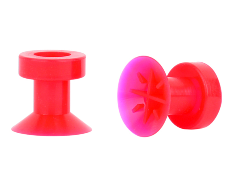 VacMotion USA product: 10F.020.006.02 - 20mm flat red silicone suction ...