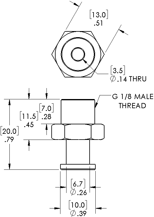 VacMotion USA product: PB40-NBR - 40mm single bellows NBR suction cup