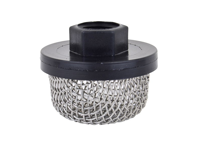 VacMotion USA product: 16197 - 1/2 FNPT Nylon suction line strainer, 8 mesh