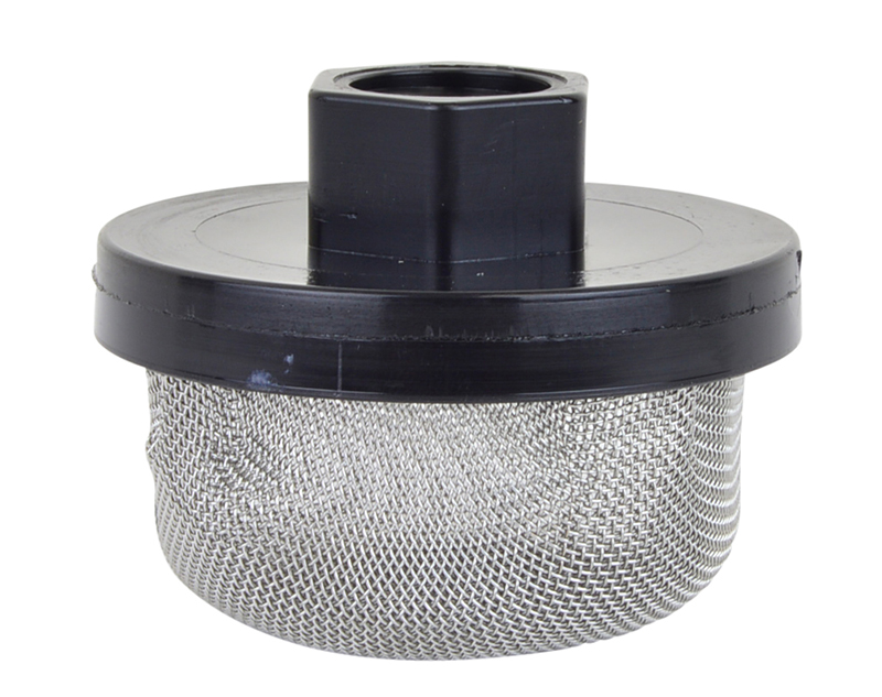 VacMotion USA product: 20444 - 3/8 FNPT Nylon suction line strainer, 30 ...