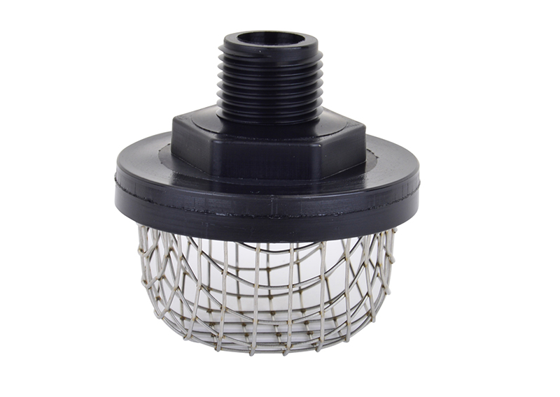 VacMotion USA product: 20460 - 1/2 MNPT Nylon suction line strainer, 4 mesh