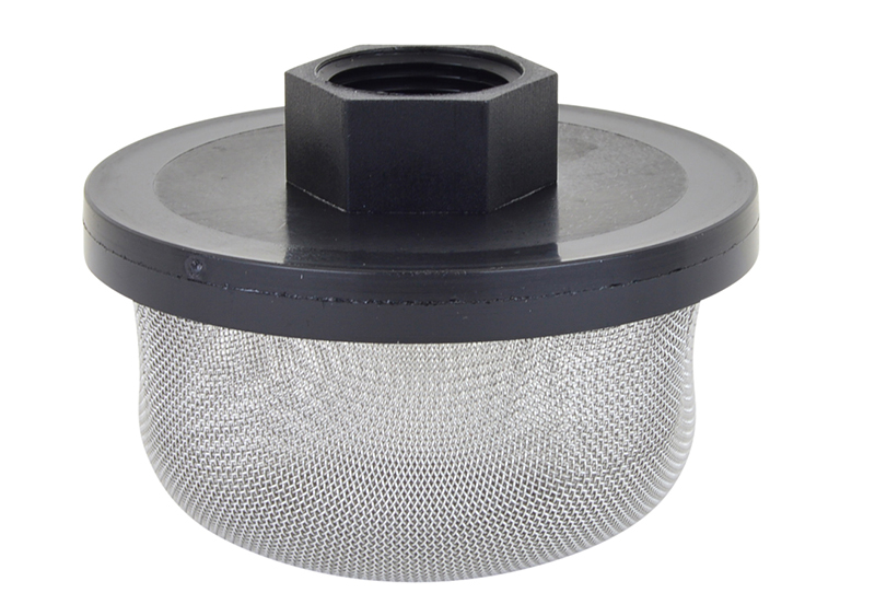 VacMotion USA product: 20474 - 3/4 FNPT Nylon suction line strainer, 30 ...