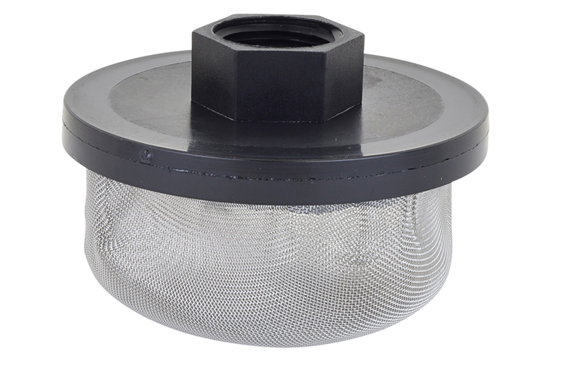 VacMotion USA product: 20475 - 3/4 FNPT Nylon suction line strainer, 40 ...