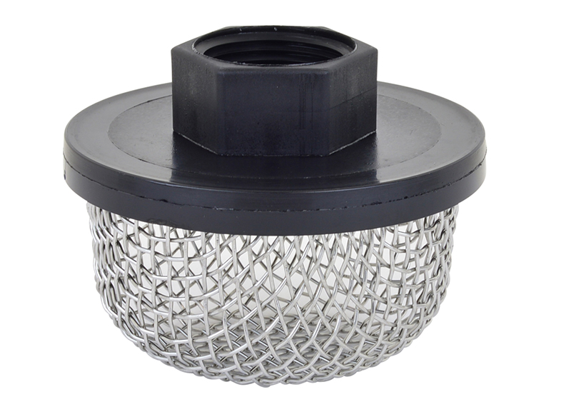 VacMotion USA product: 20488 - 1 FNPT Nylon suction line strainer, 6 mesh