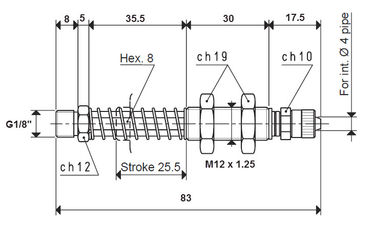 VacMotion USA product: 20 95 28 - G1/8 male non-rotating level ...