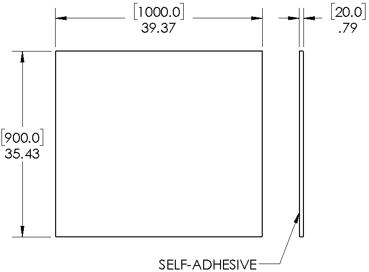 VacMotion USA product: LGS20OF-12 - Foam rubber sheet, orange Geranium ...