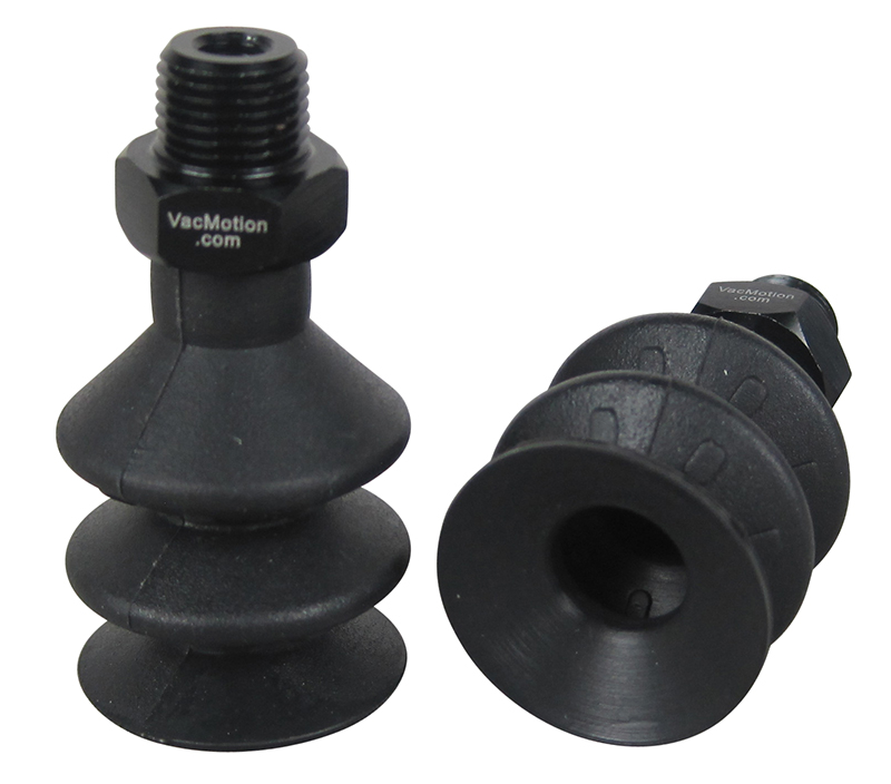 VacMotion USA product: MB25-NBR-18M - 25mm 2.5 bellows NBR suction cup ...