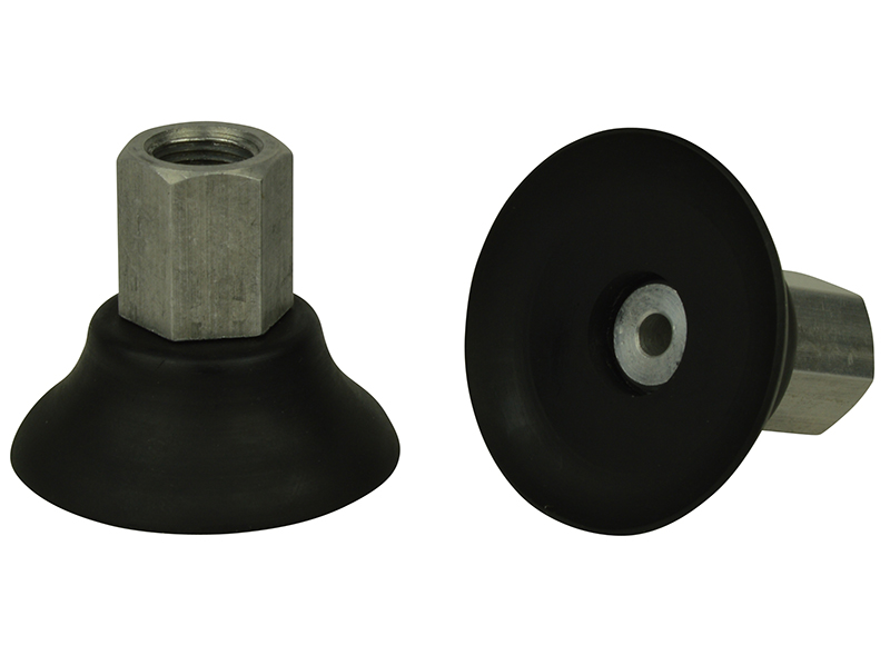 VacMotion USA product: PA35-NBR-G18F - 35mm flat NBR suction cup with ...