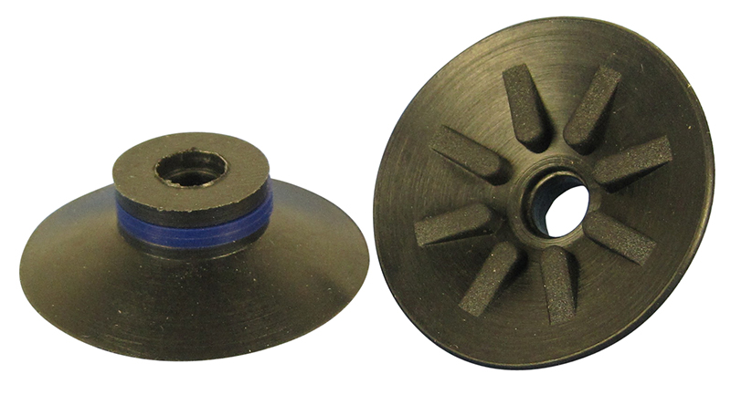 VacMotion USA product: PF30-NBR - 32mm flat NBR suction cup with cleats