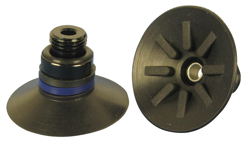 VacMotion USA product: PF30-NBR-G18MS - 32mm flat NBR suction cup with ...
