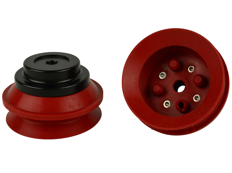 VacMotion USA product: PSB75-SIR-G18F - 75mm single bellows Silicone ...