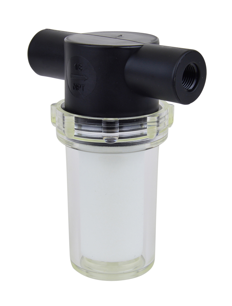 VacMotion USA product: PVF.125L-PE - Plastic vacuum filter with long ...