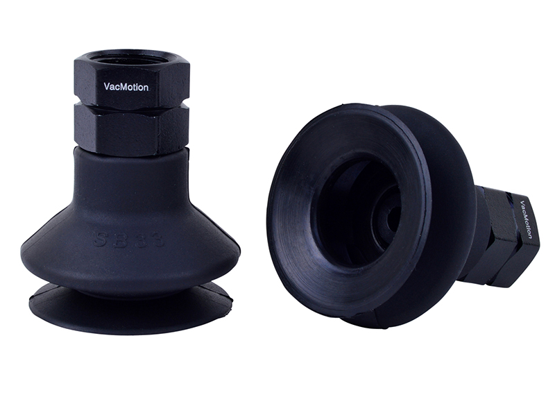 VacMotion USA product: SB33-NBR-14F - 33mm single bellows NBR suction ...