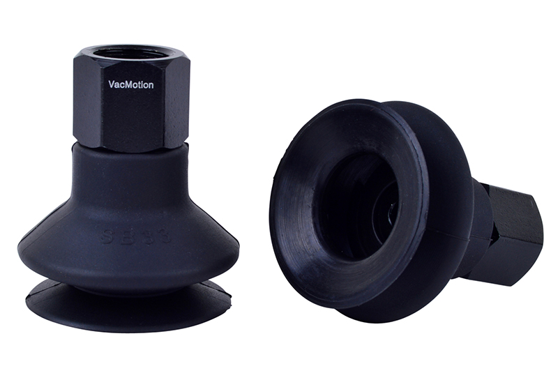 VacMotion USA product: SB33-NBR-G14F - 33mm single bellows NBR suction ...
