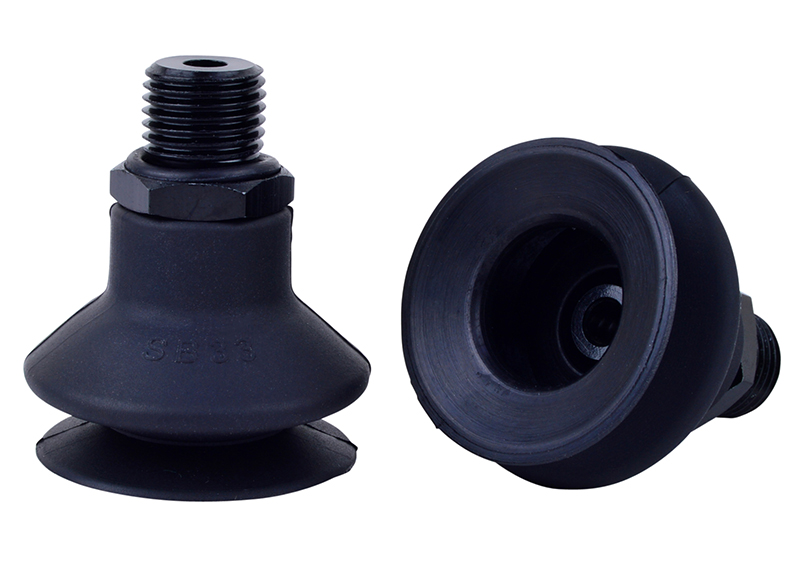 VacMotion USA product: SB33-NBR-G14M - 33mm single bellows NBR suction ...