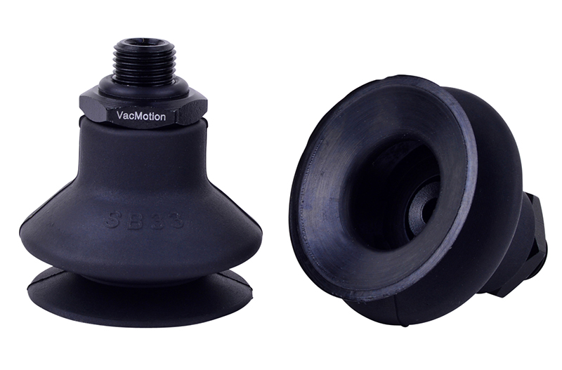 VacMotion USA product: SB33-NBR-G18M - 33mm single bellows NBR suction ...