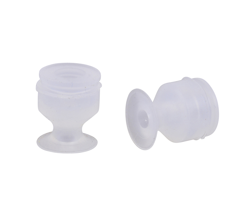 VacMotion USA product: SF-10C-SI - 10mm flat FDA Silicone suction cup