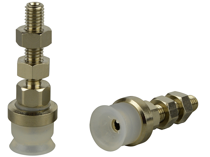 VacMotion USA product: V-ZPT10CS-M5 - 12mm flat Silicone suction cup ...