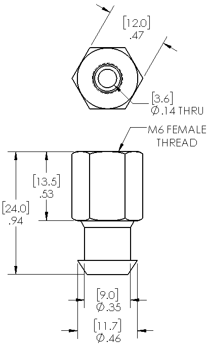 VacMotion USA product: V-ZPT50UN-M6 - 53mm flat universal NBR suction ...